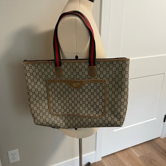 Gucci | Bags | Gucci Plus Tote Bag Extra Large Size Beautiful Condition ...